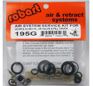 Robart #195G - Giant Scale Retract Air System Service Kit | HOLK RC