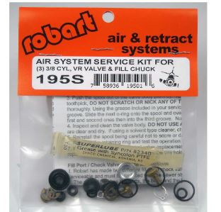 Robart#195S - Standard Scale Retract Air System Service Kit | HOLK RC