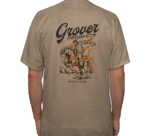 Grover Fire Cowboy T-shirt | The Air Horn Guys