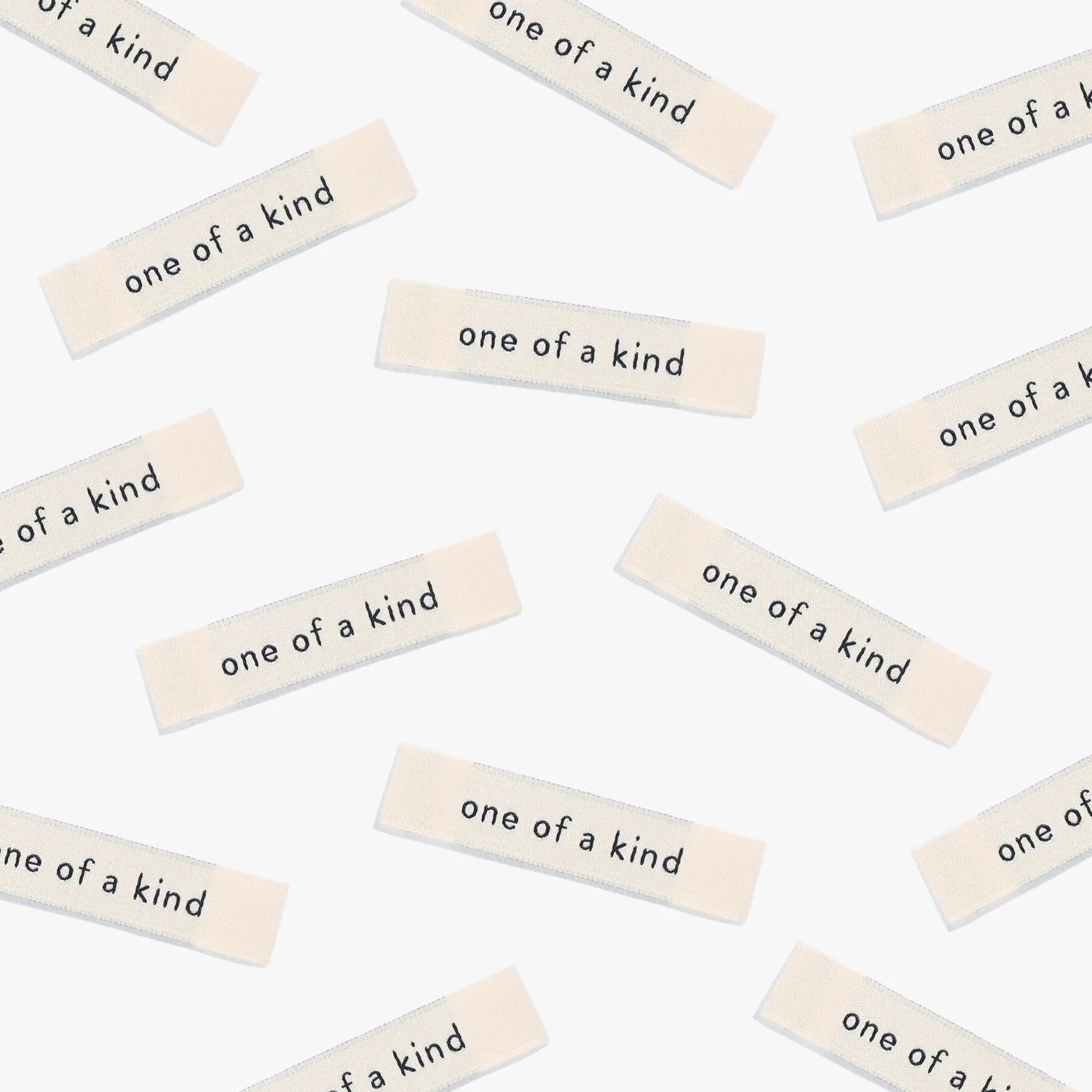 “ONE OF A KIND" Woven Labels 6 Pack | Sew Quirky