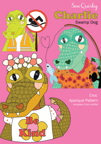Charlie - Swamp Dog Pattern | Sew Quirky