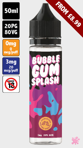 Splash Bubblegum 50ml | Medusa Juice