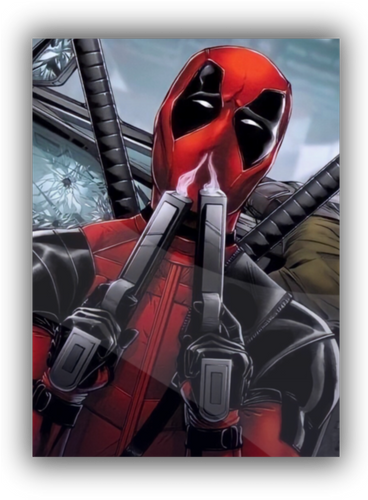 Deadpool Smoke Guy | Deadpool | Metal Poster | Artplate