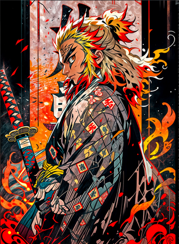 Rengoku | Demon Slayer | Artplate