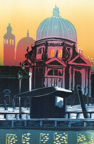 Chris Moody - Ferry Stop, Venice | GreenwichPrintmakers