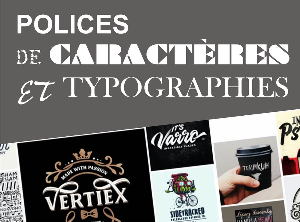 Les polices de caractères en imprimerie