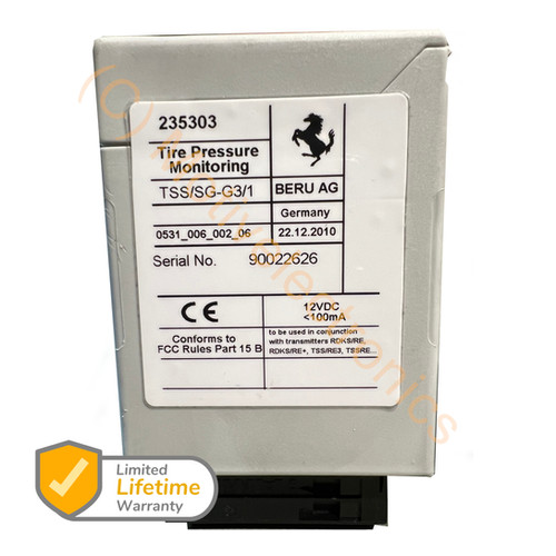 Ferrari 599 / 612 TPMS ECU control module (BERU) | Motivelectronics