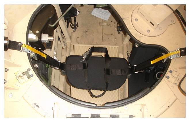 Gunner Restraint System | BMI Defense Systems | Turret Gunner Protection
