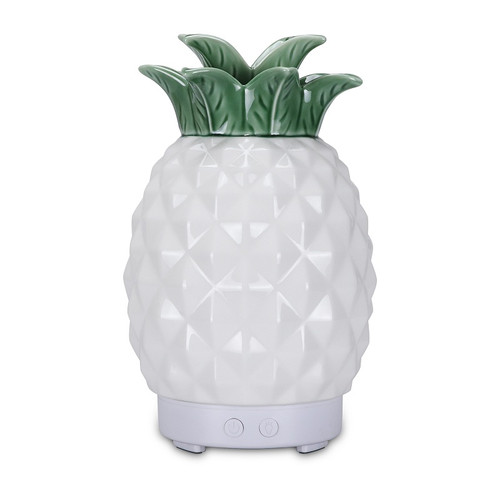 'Pineapple Power' Ceramic Oil Diffuser (Green) | Nudi Point