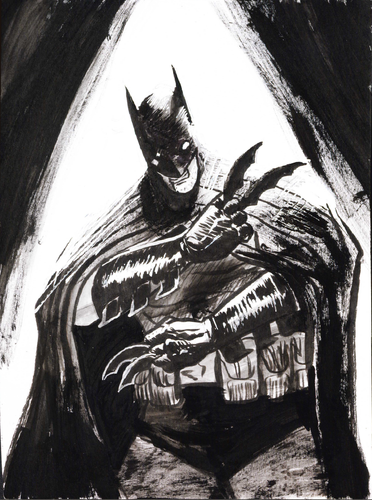 Batman with Batarangs | Modern Comic Art