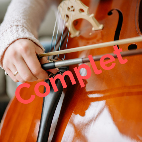 Violoncelle : 3 au 5 octobre 2025 | Camp Musical P