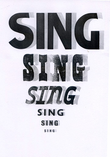 Sing | exitstencilpress.com