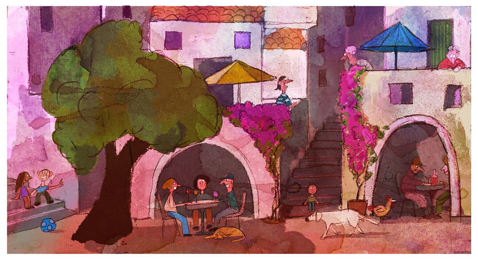 A Cohousing Ecovillage in Greece | Greek Village Cohousing