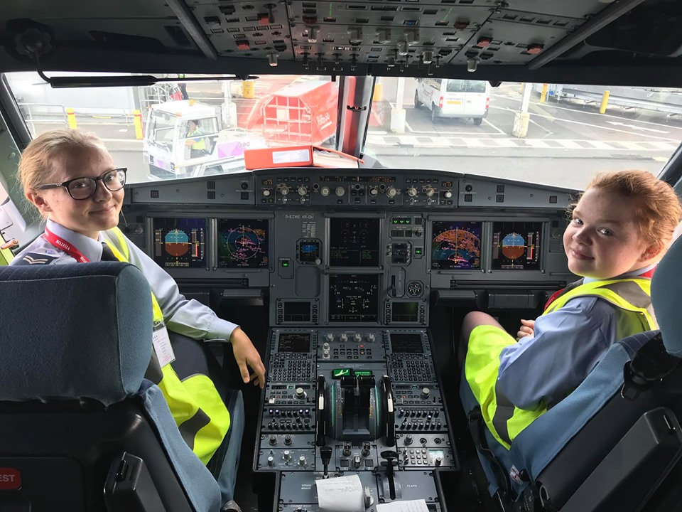 Cadets visit easyJet HQ