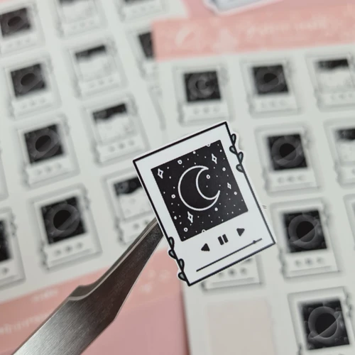Black Spotify Music Player | Sticker Sheet | Graffiti Trash