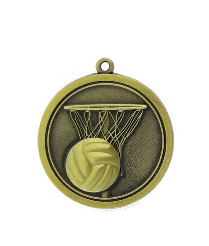 Netball - Gold Medal 4.5cm Dia | Ace Engravers