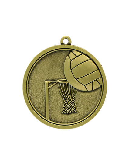 Netball - Gold Medal 4.5cm Dia | Ace Engravers