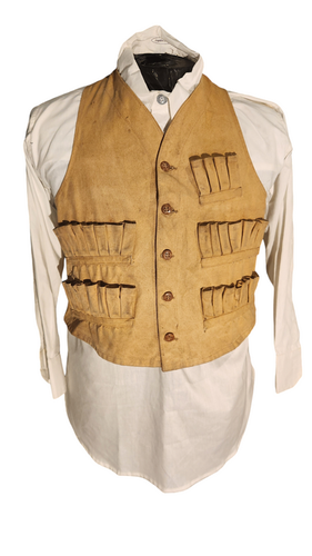 Original Early 1930s Red Head Shotgunning Hunting Vest | Logsdon & Co.
