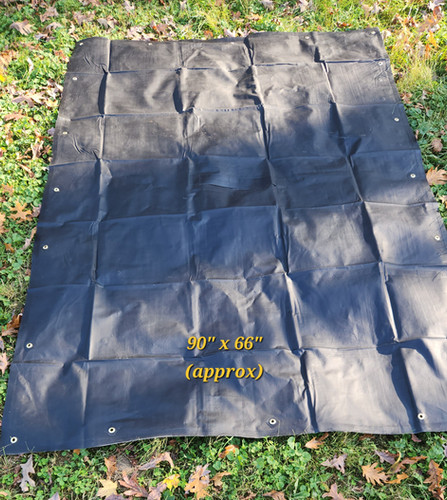 1906 Vulcanized Canvas/Rubber Poncho Tarp | Logsdon & Co.