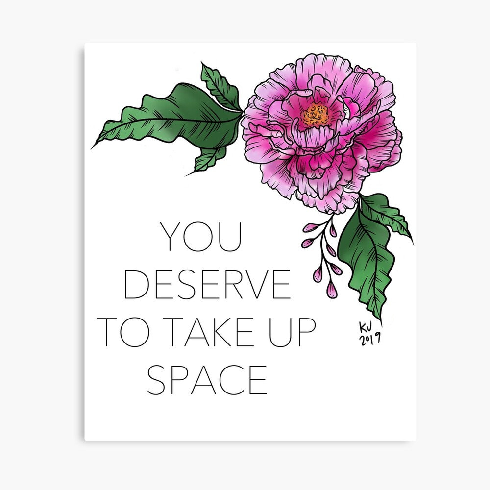 You Deserve To Take Up Space Print Lucky Little Queer you-deserve-to-take-up-space-print-lucky-little-queer
