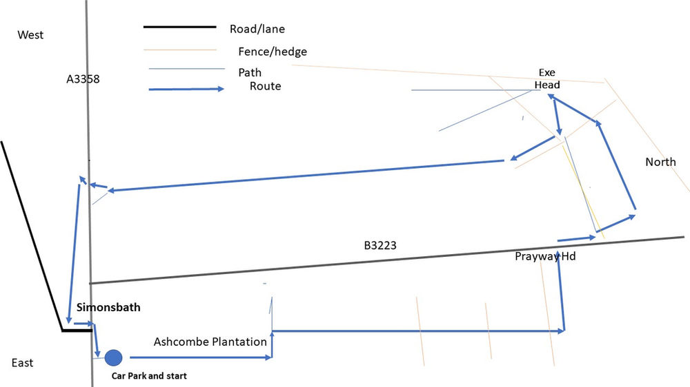 7. Exmoor: Simonsbath to the Source of the River Exe - 6 miles ...