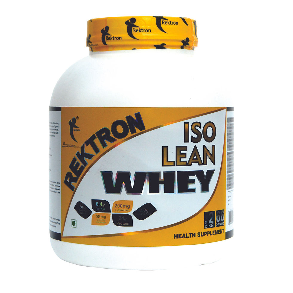 Rektron ISO LEAN WHEY (100% Whey Protein Isolate, L-Carnitine, Fat Burn ...