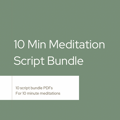 10 Minute Meditation Script For Relaxation Bundle | Yoga For You