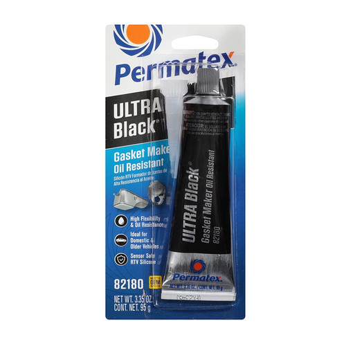 PERMATEX 82180 ULTRA BLACK® GASKET MAKER 3.35 OZ | RV Wholesale Direct