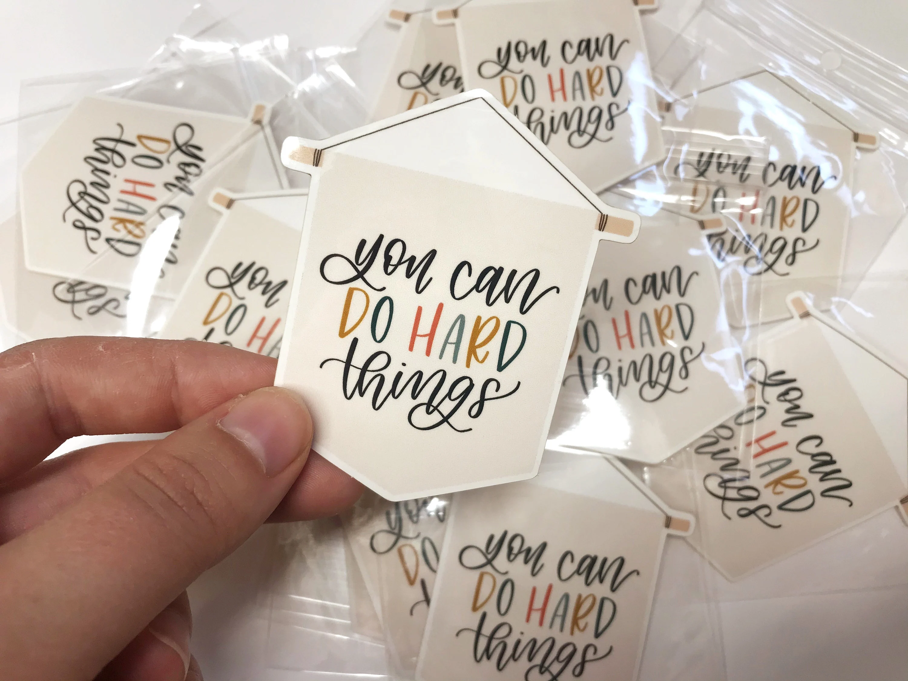 Hard Things Sticker | Nicole Letters
