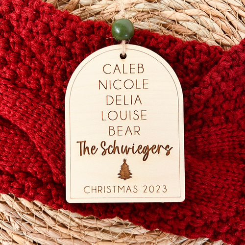 Family Names Ornament | Nicole Letters