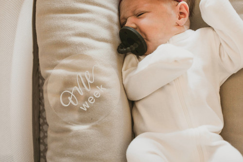 Clear Acrylic Milestone Markers | Nicole Letters