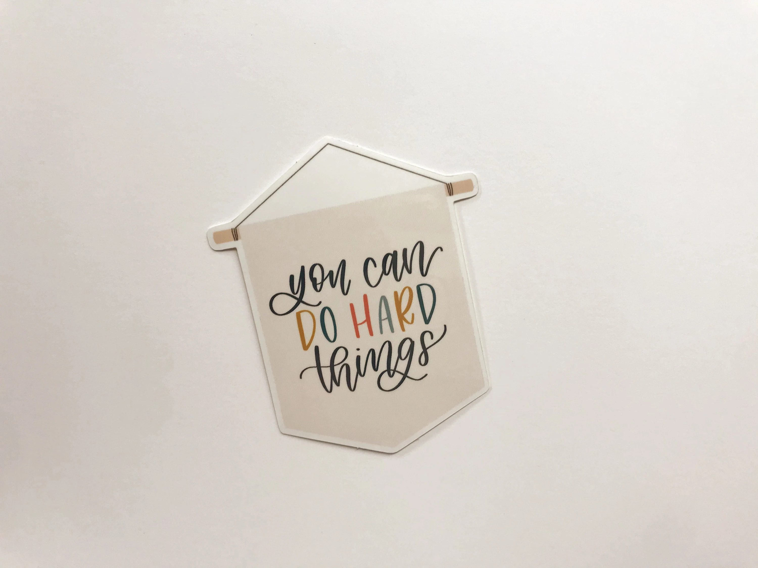 Hard Things Sticker | Nicole Letters