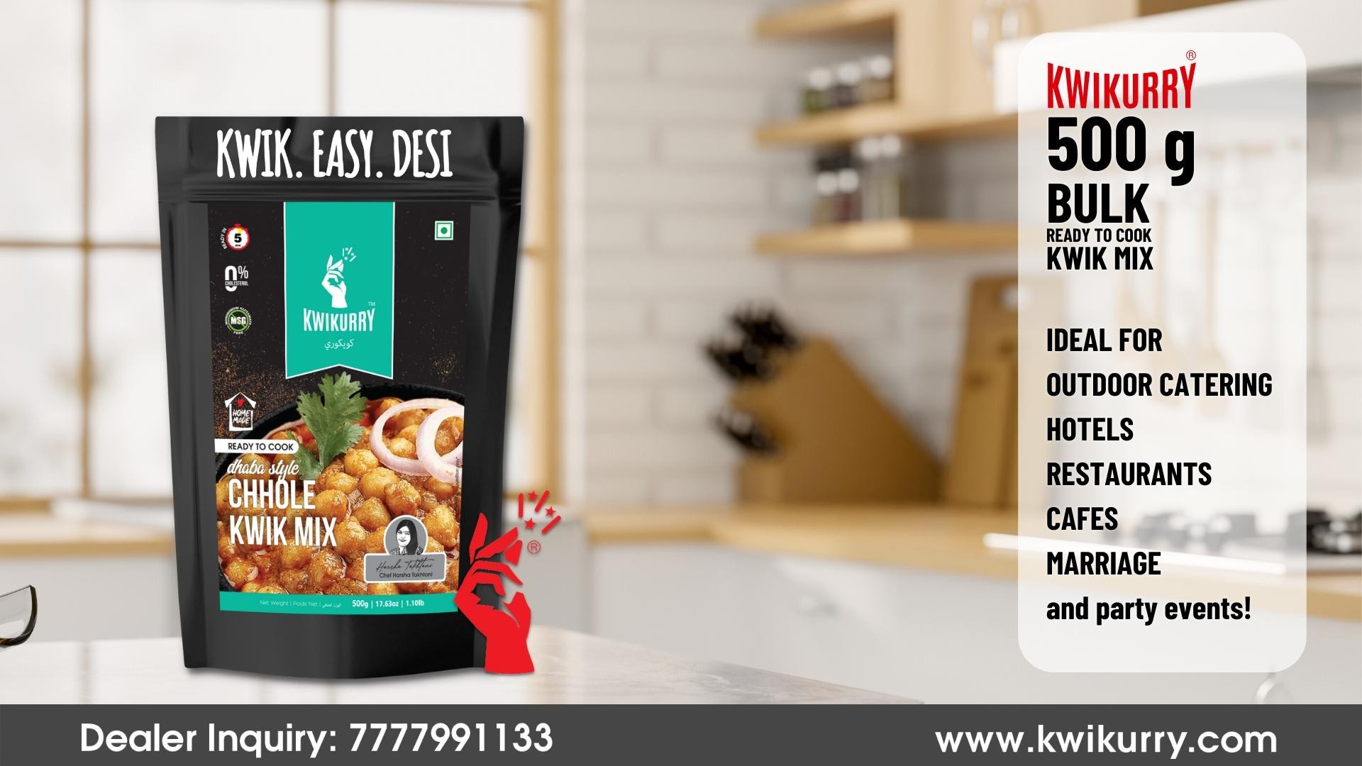 500g Chhole Kwik Mix | Kwikurry