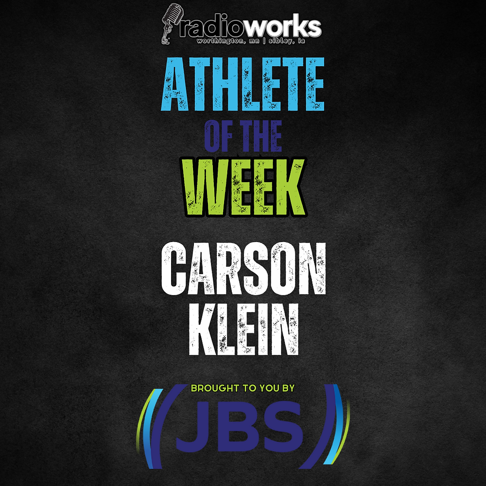 Carson Klein of HL-O/F is our latest Athlete of the Week