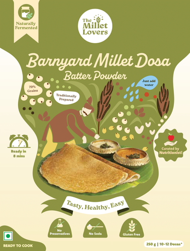 Barnyard Millet Dosa Batter Powder | The Millet Lovers
