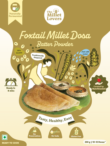 Foxtail Millet Dosa Batter Powder | The Millet Lovers