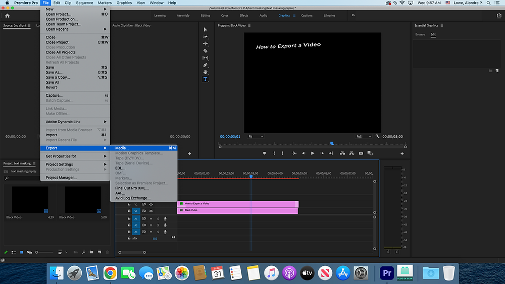 Adobe Premiere Pro - How to Export