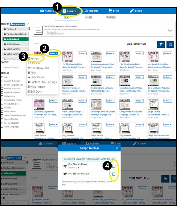 How and Why to Assign Boom Cards to Students in Speech Therapy