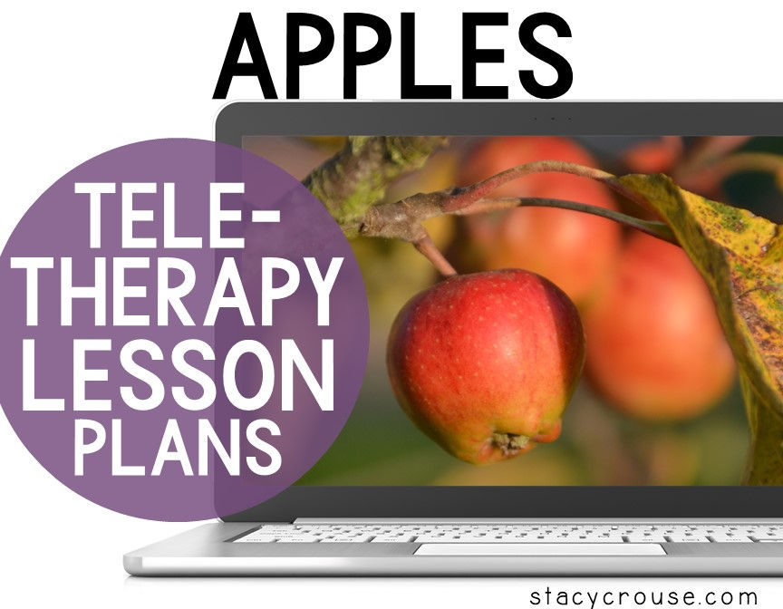 Apple Themed Lesson Plan Activities For Teletherapy