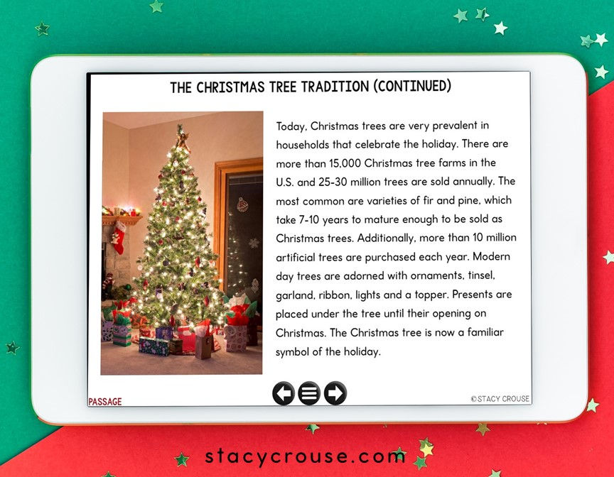 Christmas Activities for Older Students in Speech Therapy and Teletherapy