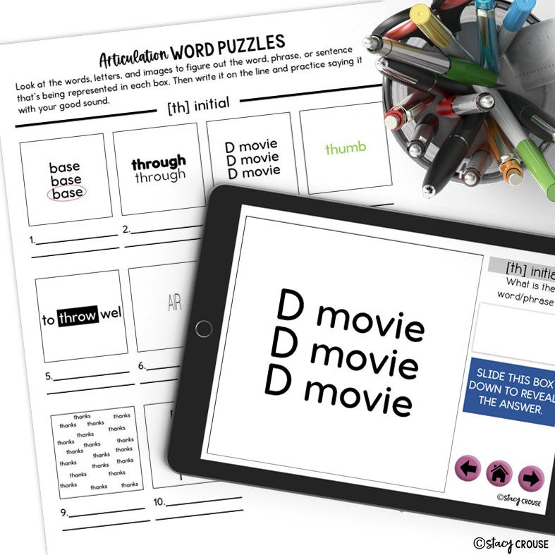 No Print Activities to Beat Boredom in Speech Therapy with Older Students