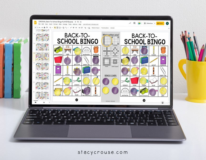 Back To School Activities for Teletherapy