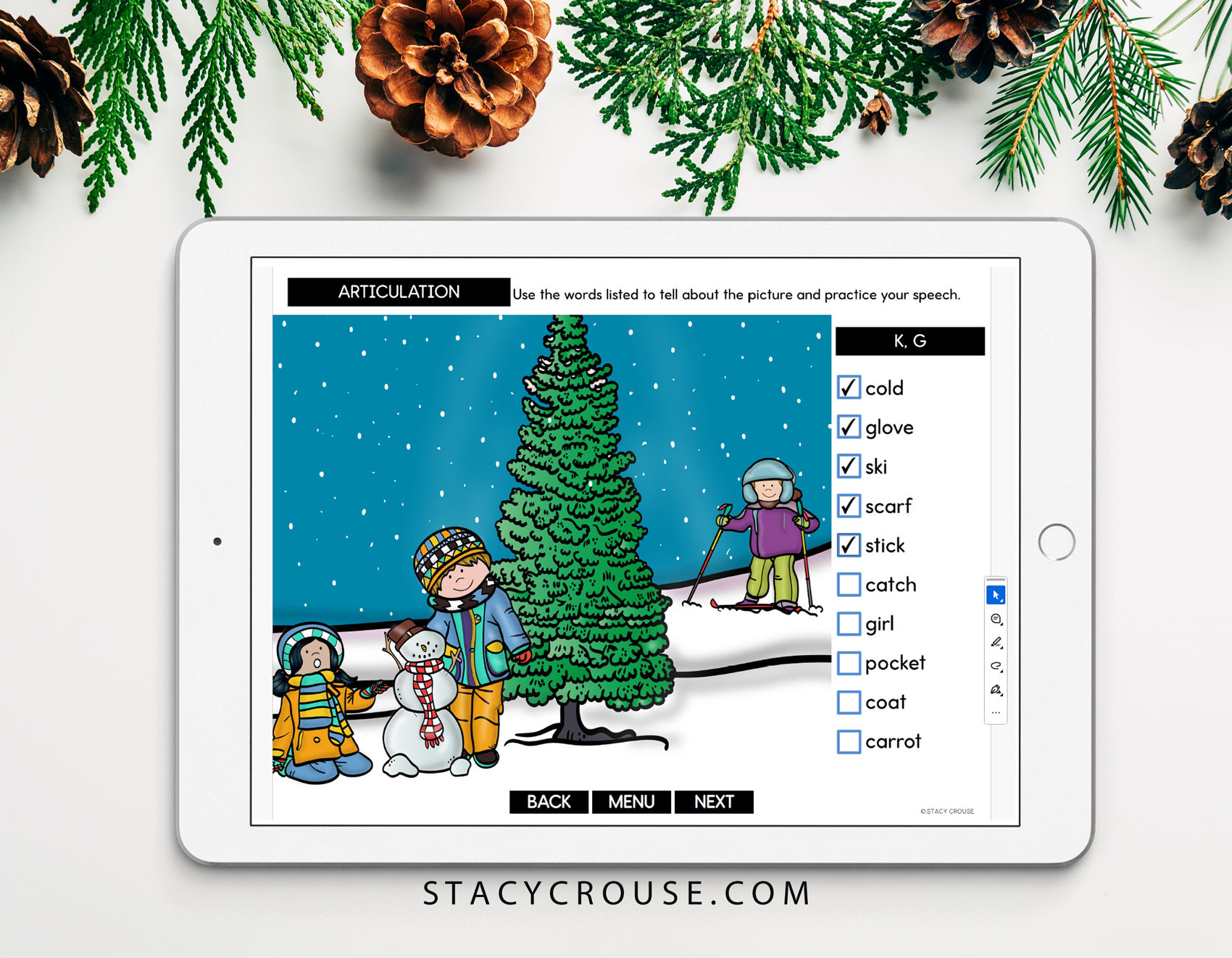 Winter Themes to Use in Speech Therapy
