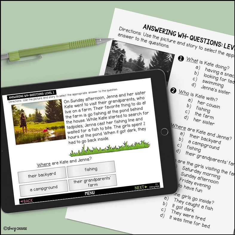 Year-Round Speech Therapy Activity Bundles for Elementary Students