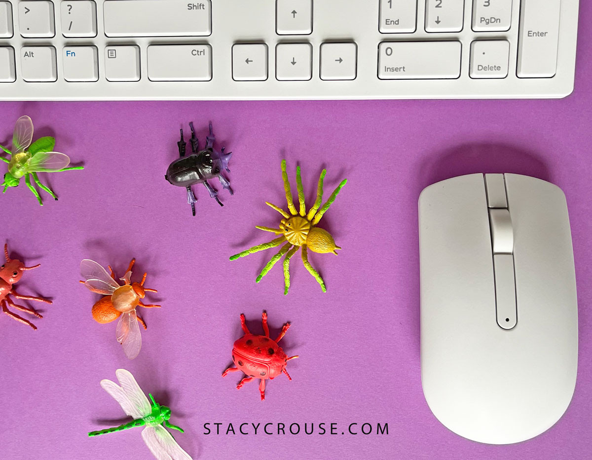 Bug Themed Teletherapy Activities for Spring