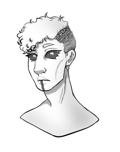 Portrait Line art + shading | My Site