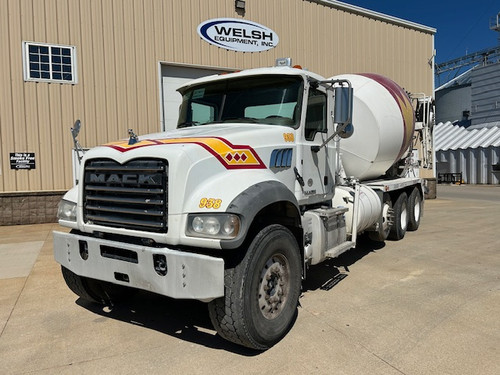 (2) - 2016 Mack GU713 w/ 11yd Con-Tech BridgeKing Mixer w/ 1 Pusher ...