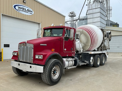 (5) - 2015 Kenworth W900 w/ 11 yd Con-Tech BridgeKing Mixer w/ 1 Pusher ...