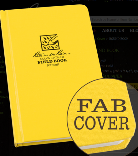 350F Rite In The Rain Field Book (3 Pack) | wachusettsurvey