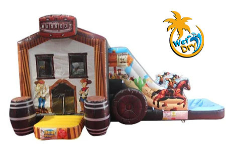 Western Bounce Slide Combo Rental Cincinnati, Ohio Jump House For Rent ...